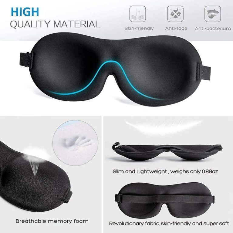 Adjustable 3D Contoured Sleep Mask - ExplorerChoice Adjustable 3D Contoured Sleep Mask - ExplorerChoice